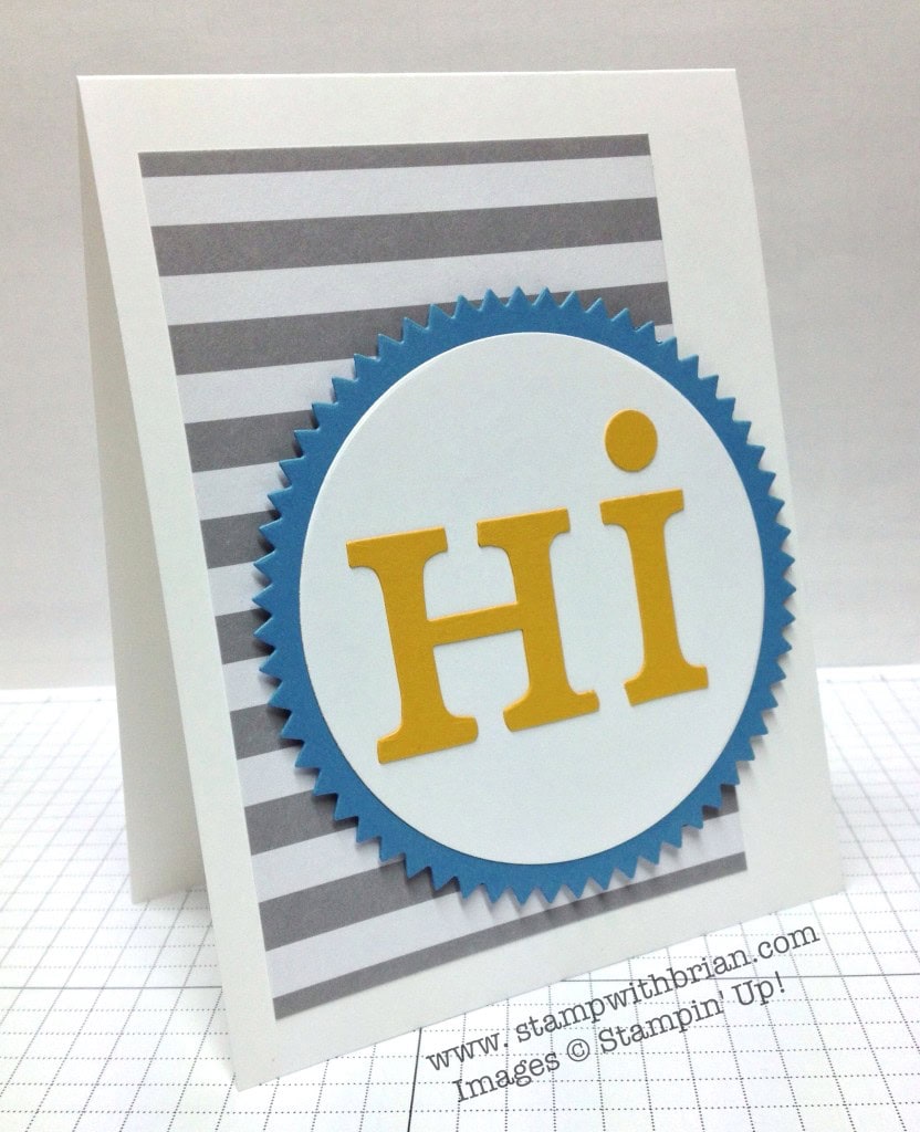 Say “HI” to The Paper Players – STAMP WITH BRIAN