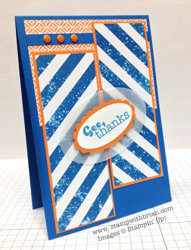 Gee, Thanks Mojo Monday – STAMP WITH BRIAN