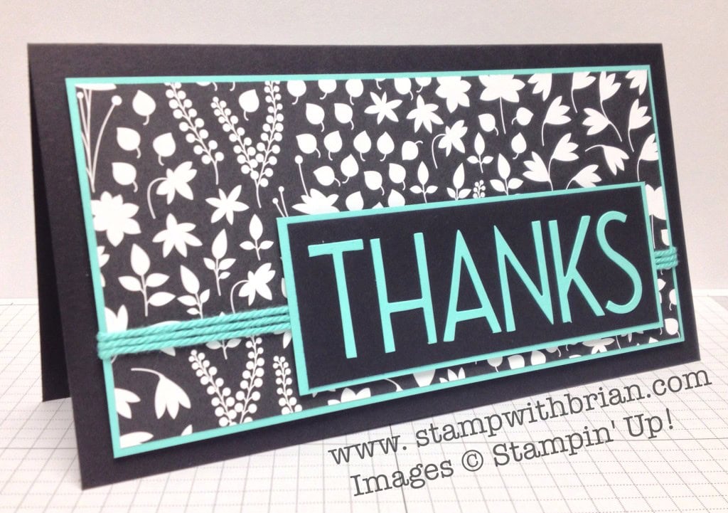 Simple Thanks for Simple Saturday – STAMP WITH BRIAN