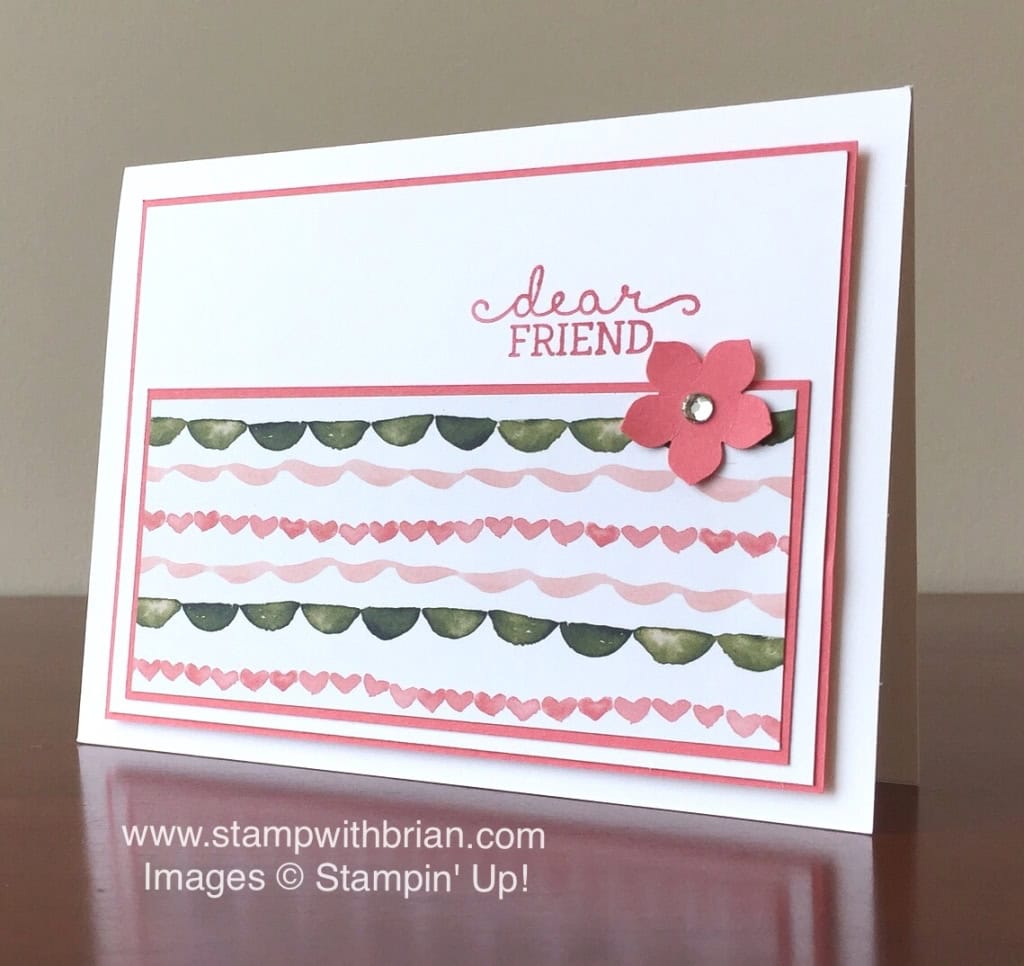 Dear Friend My Simple Card From Founder S Circle Stamp With Brian