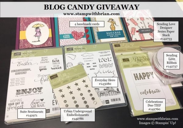 HUGE Blog Candy Giveaway – STAMP WITH BRIAN