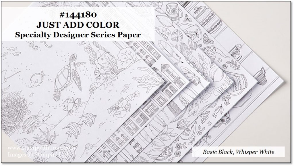 Just Add Color Specialty Designer Series Paper, Stampin’ Up! – STAMP ...