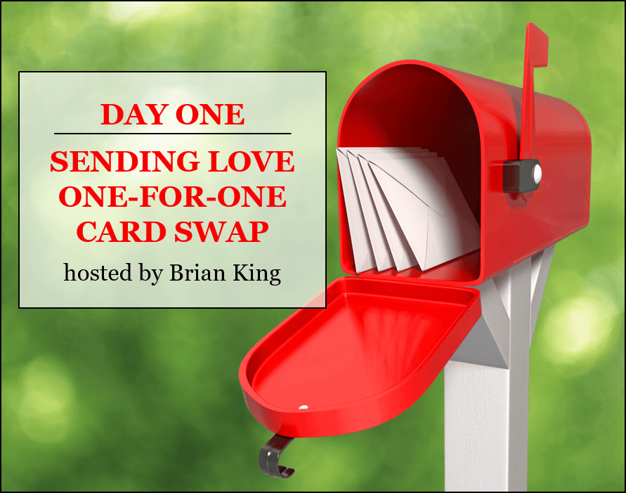 DAY ONE: 2020 Sending Love One-for-One Card Swap – STAMP WITH BRIAN