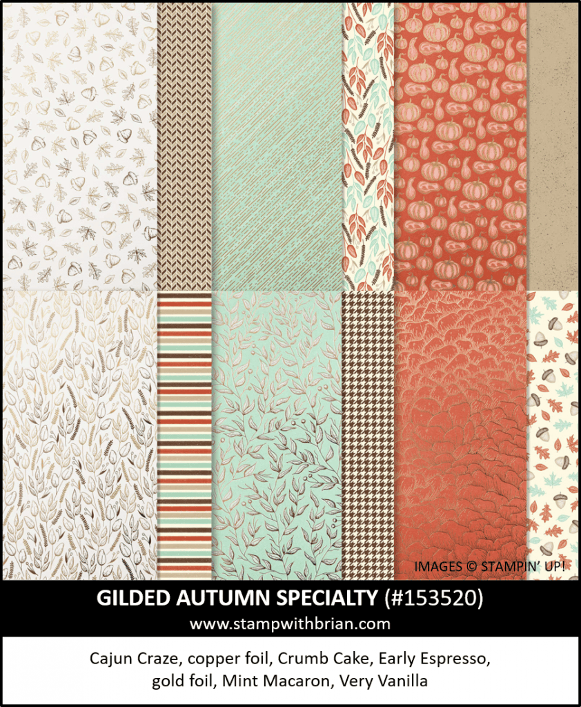 More Color Combinations with Gilded Autumn Specialty Designer Series ...