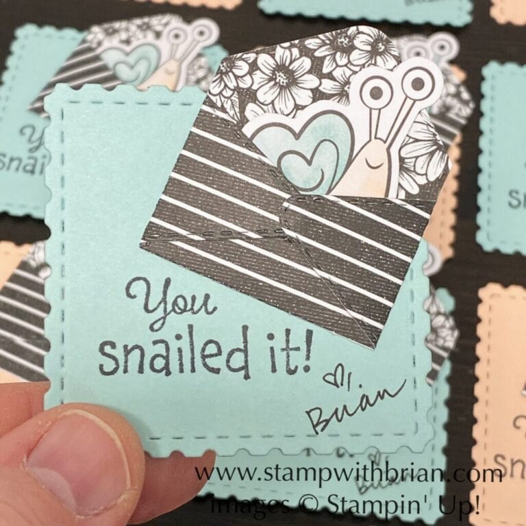 You Snailed It! Gift Tags – STAMP WITH BRIAN
