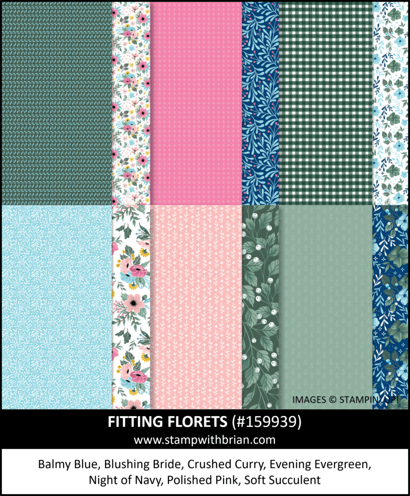 More Color Combinations with Fitting Florets Designer Series Paper ...
