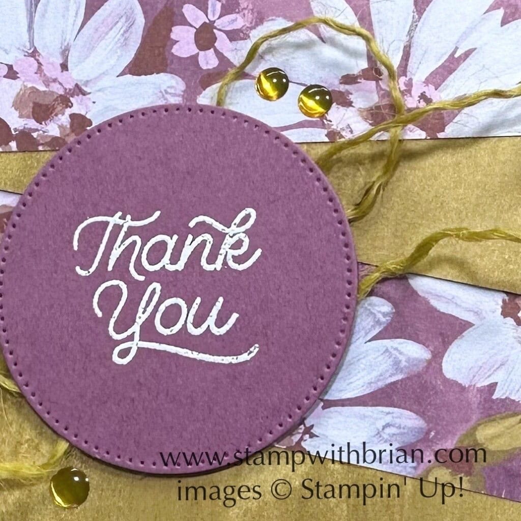 Thank You with Fresh as a Daisy Designer Series Paper – STAMP WITH BRIAN