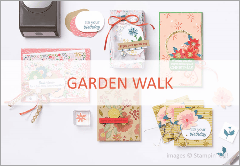 More Color Combinations with Garden Walk 6″ x 6″ Designer Series Paper ...