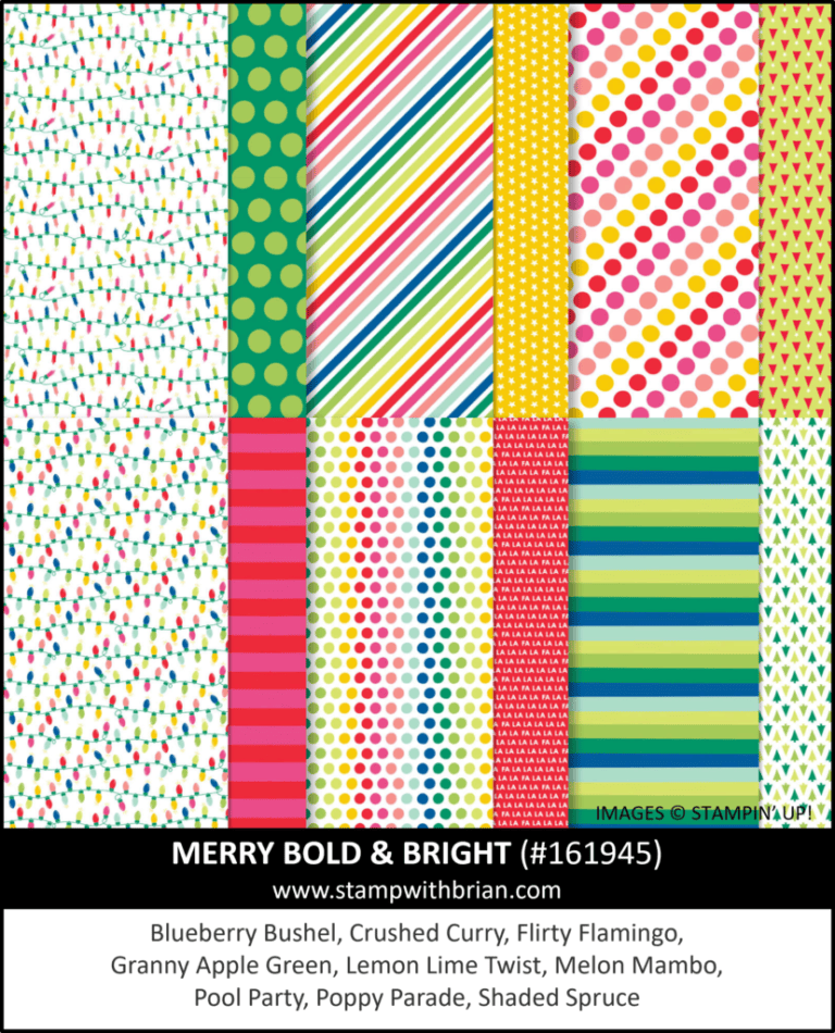 Merry & Bright with Merry Bold & Bright Designer Series Paper – STAMP ...