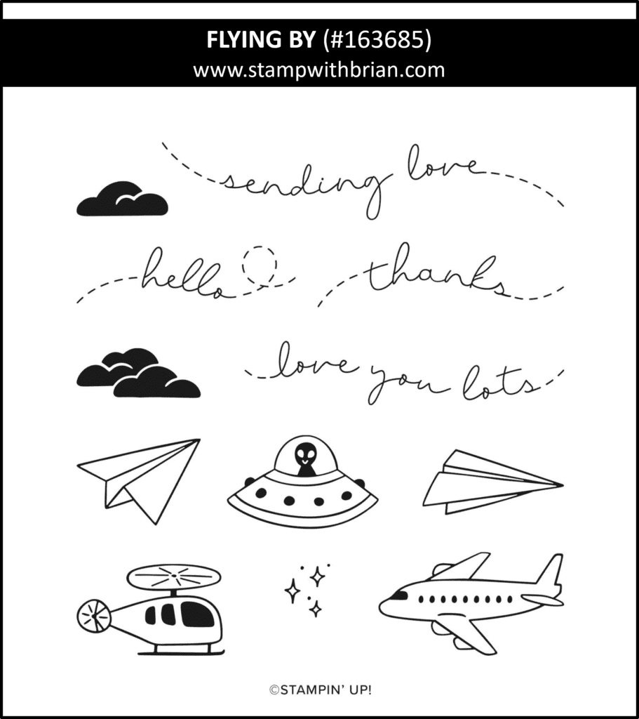 Flying By with a Little Note – STAMP WITH BRIAN