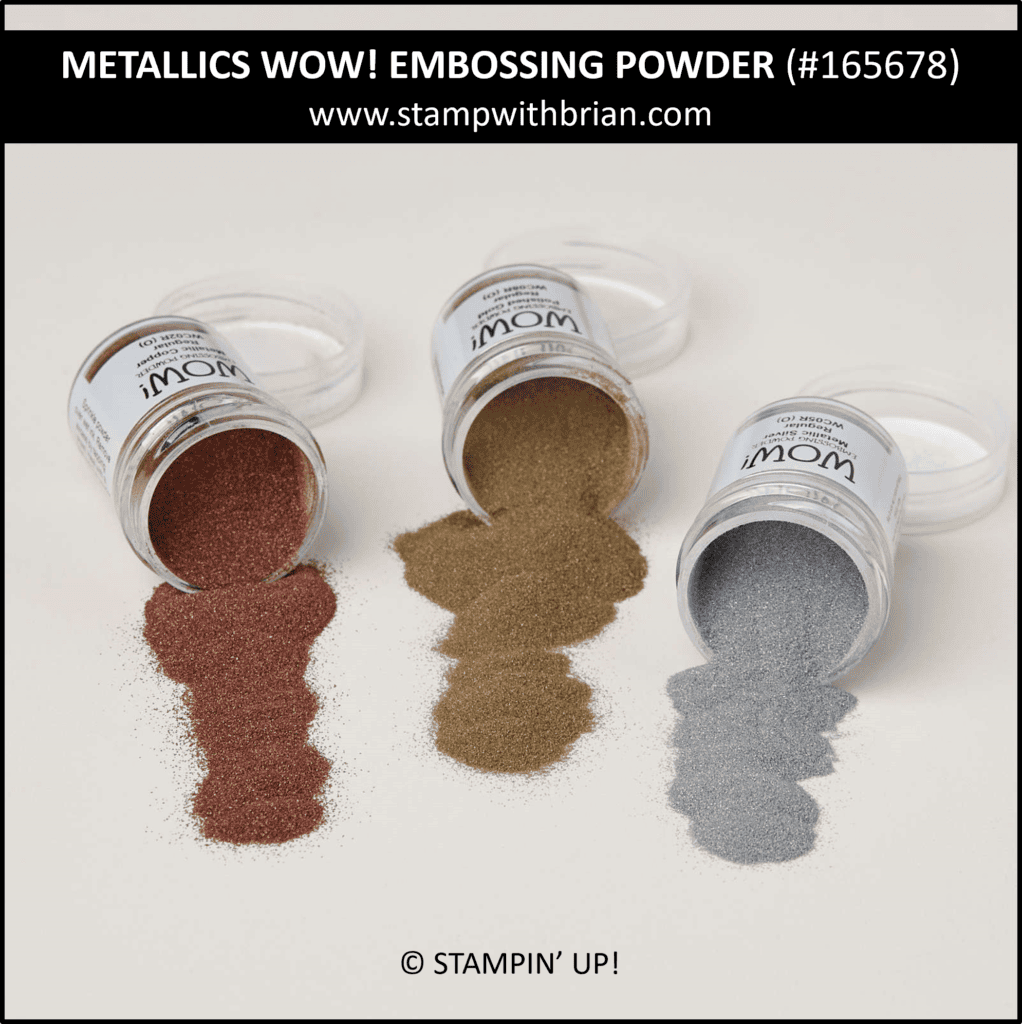 Wow! Embossing Powder Now Available – STAMP WITH BRIAN