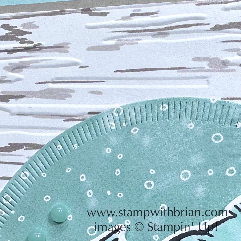 Thanks with Winterly Tree Tops – STAMP WITH BRIAN