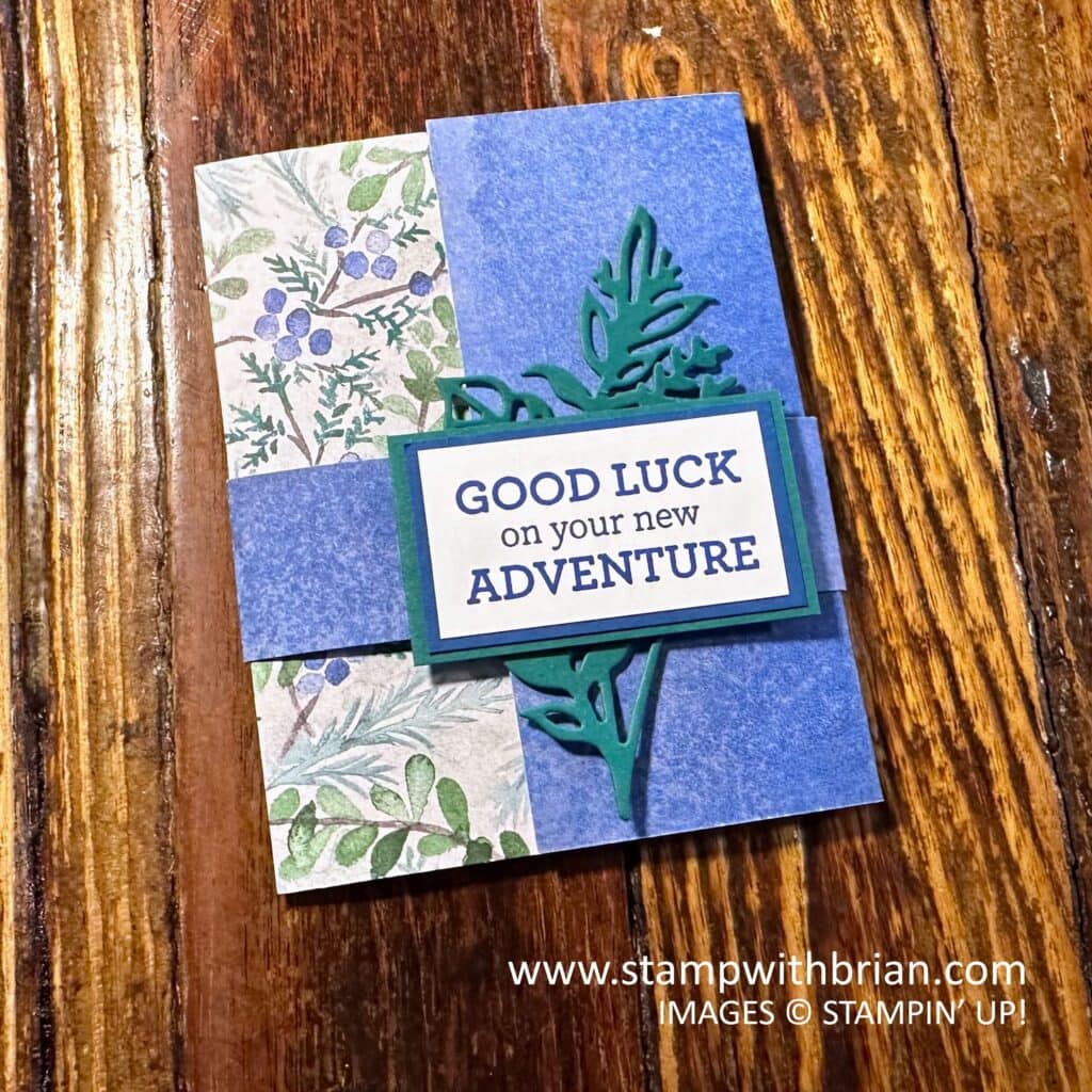 Your New Adventure – Fun Fold Gift Card Holder – STAMP WITH BRIAN