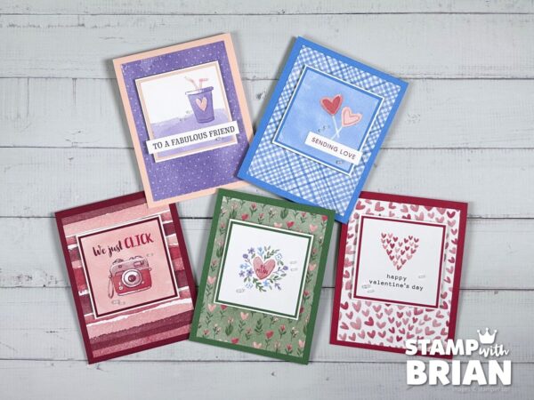 5 Valentine’s Cuties with Love Notes Designer Series Paper – STAMP WITH ...