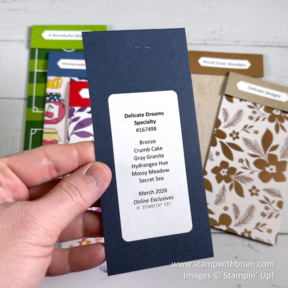 Product Shares & Designer Series Paper Swatch Books (Stampin’ Up!’s ...